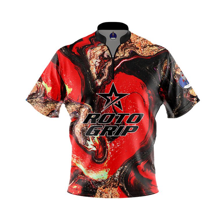 Roto Grip Red Marble Melt Xpress Ship Rocket Bowling Jersey - Rocket ...
