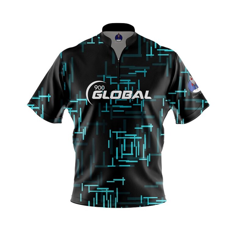 900 Global Gridlock Teal Rocket Bowling Jersey - Rocket Bowling Gear